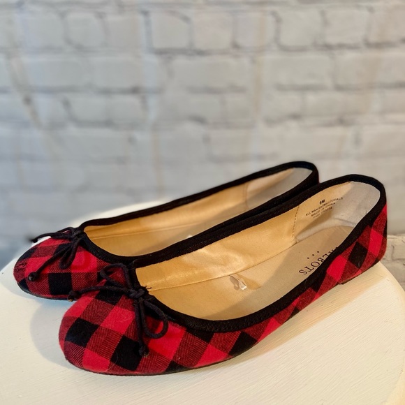 Talbots | Shoes | Buffalo Plaid Talbots Ballet Flats | Poshmark